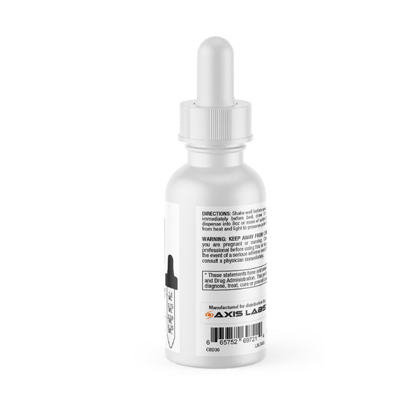 CBN Elixir Water-Soluble 1oz Peppermint - Axis Labs CBD
